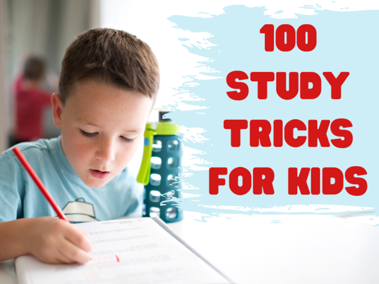 100 Study Tricks For Kids - Best Kid Stuff
